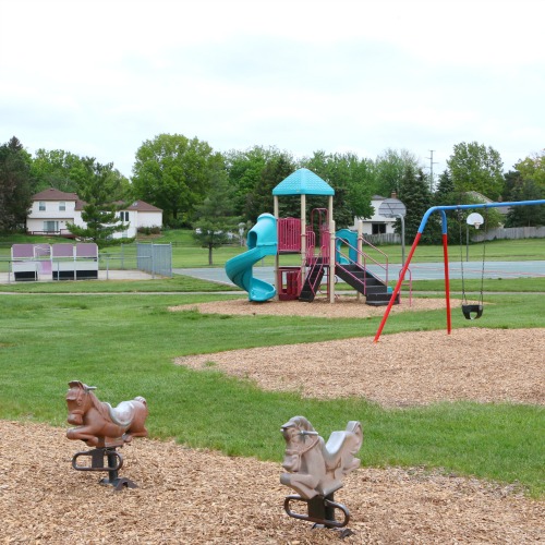 Pinewood Park has a Splash Pad, Colorful Playground, and Lots of Wide ...