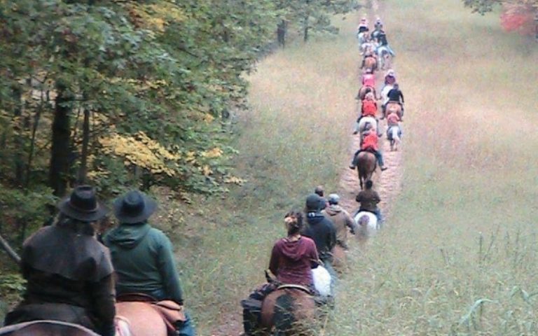 Spend a Refreshing Fall Weekend Riding Horses at this Michigan Ranch ...