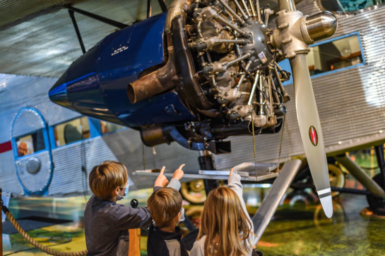 Airplanes Take Their Panels Off So You Can Look Inside - At the Air Zoo ...