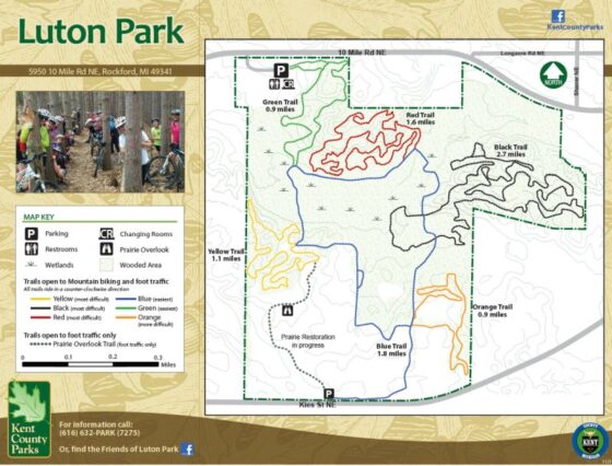 Luton Park's Wooded Trails are a Magnet for Bikers and Hikers of all ...
