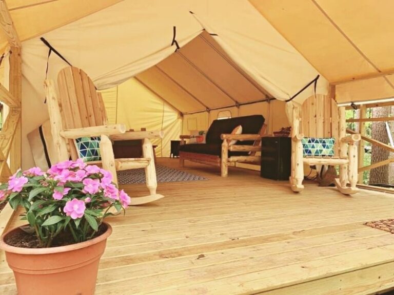 Glamping Michigan: 22 Fabulous Places with Safari Tents, Yurts & Domes ...