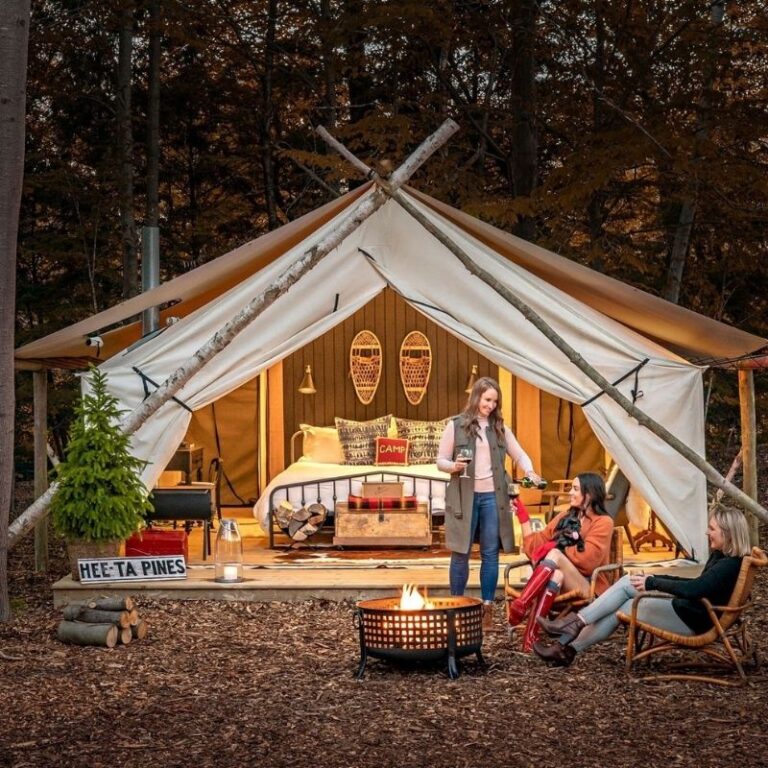 Glamping Michigan: 22 Fabulous Places with Safari Tents, Yurts & Domes ...