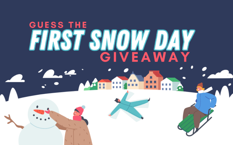 Snow Day Guessing Game! Predict the First Snow Day, Win Staycation ...