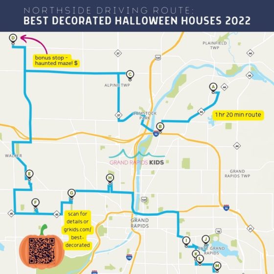25+ Best Decorated Halloween Houses, 3 Driving Routes - Includes ...