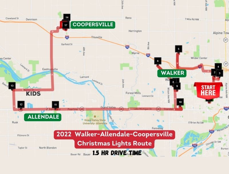 Cruise this FREE 90-Min Route for Epic Christmas Light Displays in ...