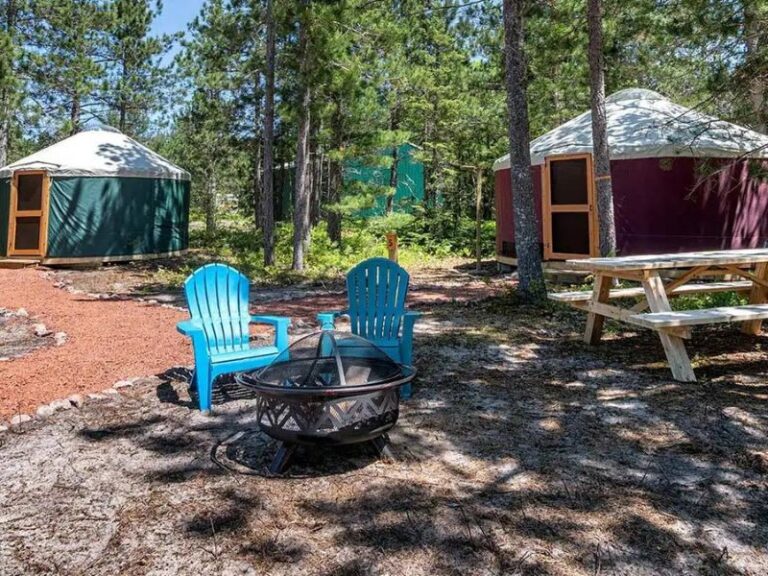 Glamping Michigan: 22 Fabulous Places with Safari Tents, Yurts & Domes ...