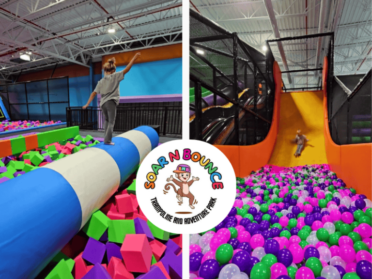 NOW OPEN: Fun Park at Rivertown Crossings - 'Soar N Bounce' - is Massive! - grkids.com