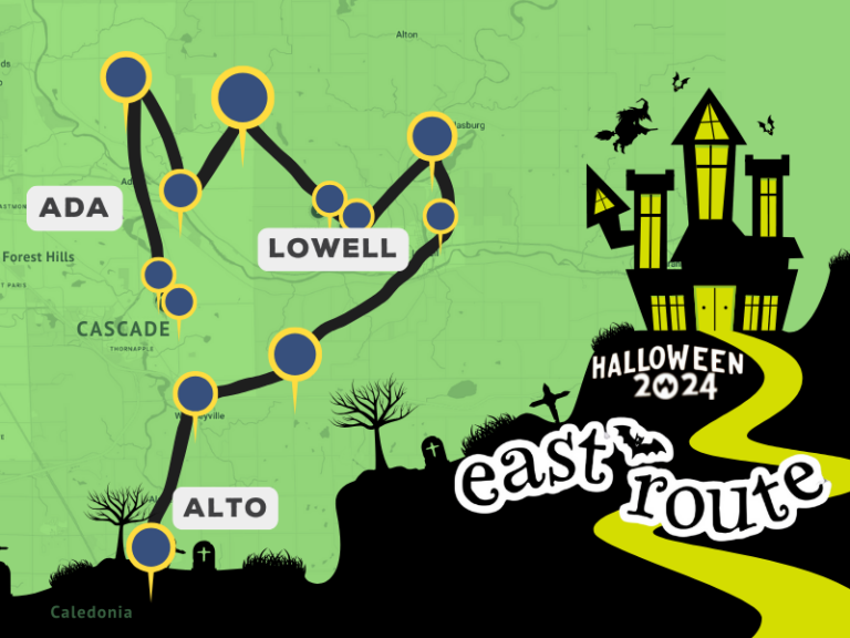 Epic East GR Halloween Houses Driving Route Includes McCabe Haunt + 3 ...