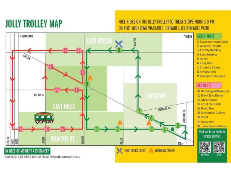 Uptown Shop Hop 2024: Your Guide, Trolley Map & Free Parking Spots ...